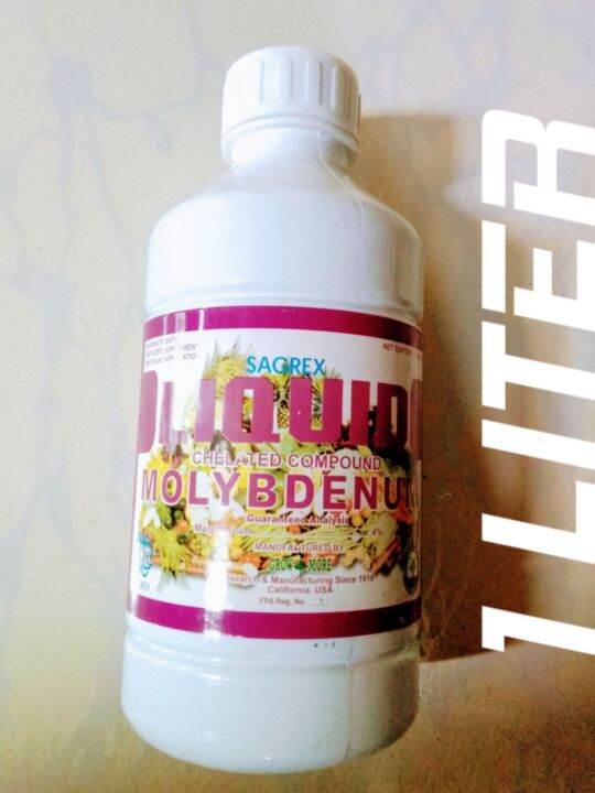 CHELATED COMPOUND MOLYBDENUM LIQUID FERTILIZER (1LITER) BY SAGREX ...