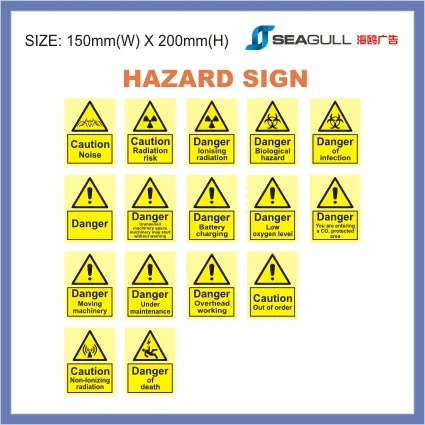 Warning Hazard Signage Hazardous Symbols Health & Safety (Safety Signs ...