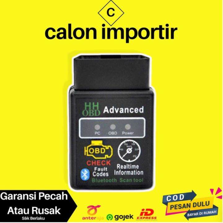OBD 2 OBD2 Alat Scan Mobil Bluetooth Auto Car Diagnostic V1.5 Data ...