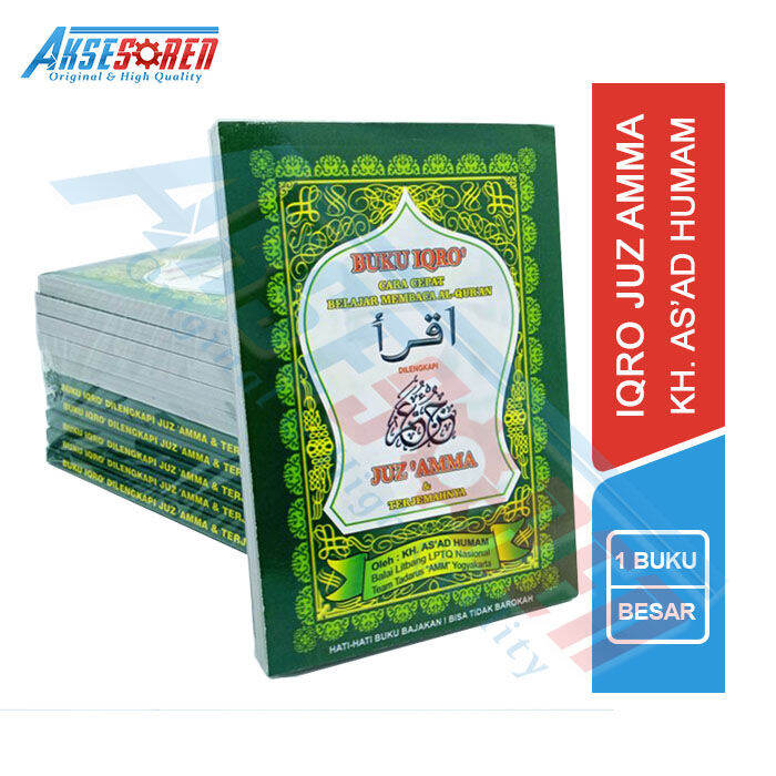 Buku Iqro Juz Amma Besar [1 Buku] / Kitab Iqra Cara Cepat Belajar ...