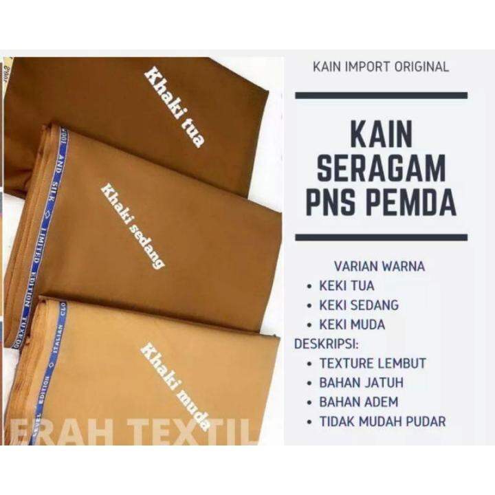 BAHAN KAIN PEMDA WOOL AND SILK IMPORT original 100% PNS, ASN, GURU ...