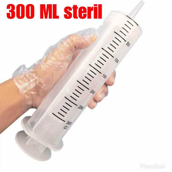 suntikan BESAR 300 ml bukan 150 CC 200 CC 500 CC - syringe spoit spuit ...
