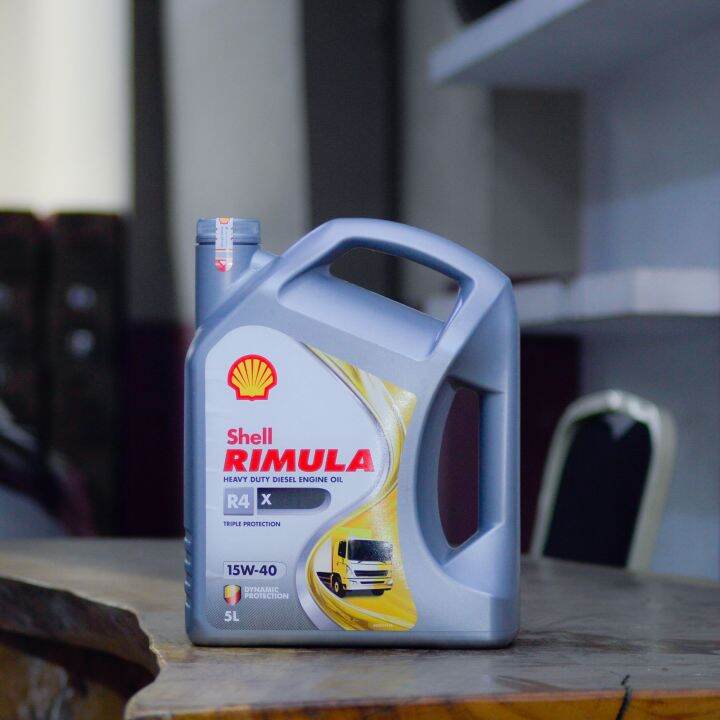 Shell Rimula R4X 15W-40 1 Liter dan 5 Liter / Oli Pelumas / Oli Shell ...