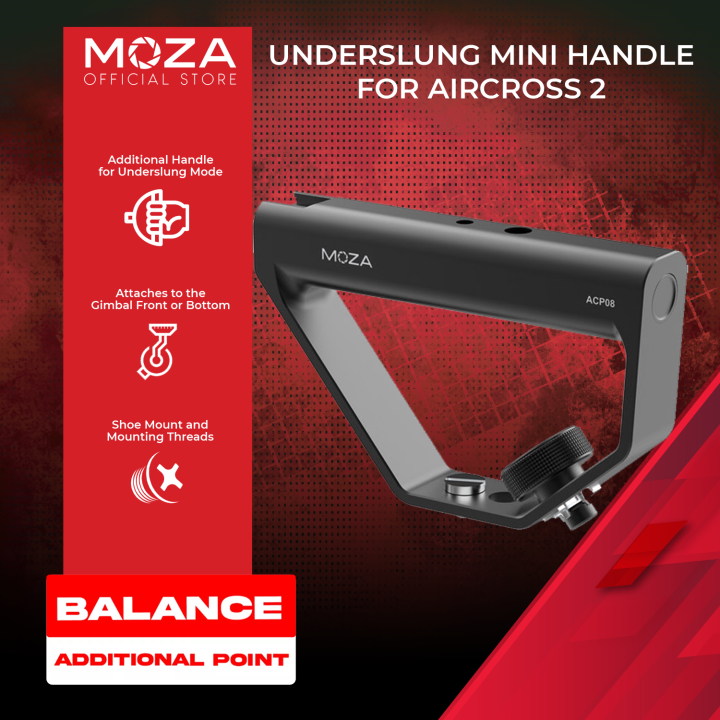 Moza Underslung Mini Handle for AirCross 2 Gimbal | Lazada PH
