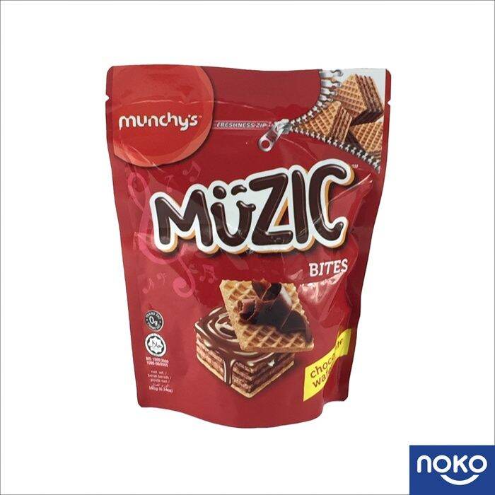 Munchy's Muzic Wafer Bites Chocolate (180g) | Lazada