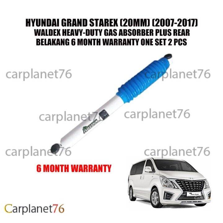 HYUNDAI GRAND STAREX (20MM) (2007-2017) WALDEX HEAVY-DUTY GAS ABSORBER ...