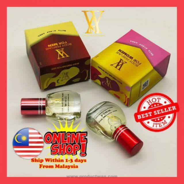 💥READY STOCK💥15 WANGIAN WAN BODY PERFUME FOR HIM HER 5ML ROLL ON ...
