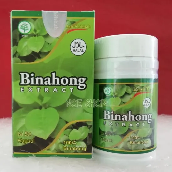 Kapsul Ekstrak Extract Daun Binahong Ash-Shihhah Original MultiKhasiat Spesialis Noe Shop ...