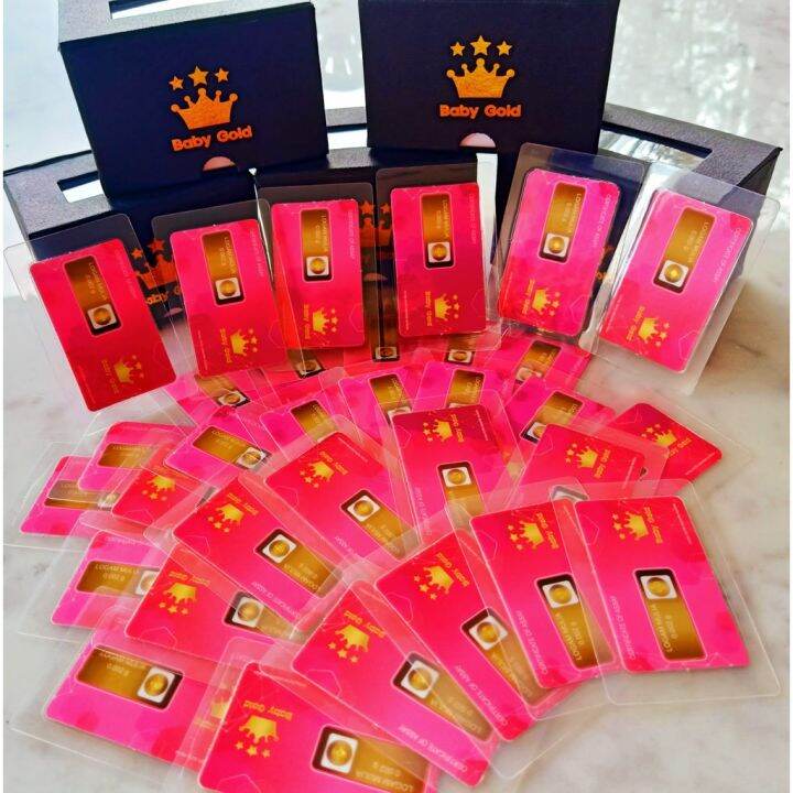 Baby Gold 0.001gr Mini Gold Emas Logam Mulia Mini Bersertifikat Resmi ...