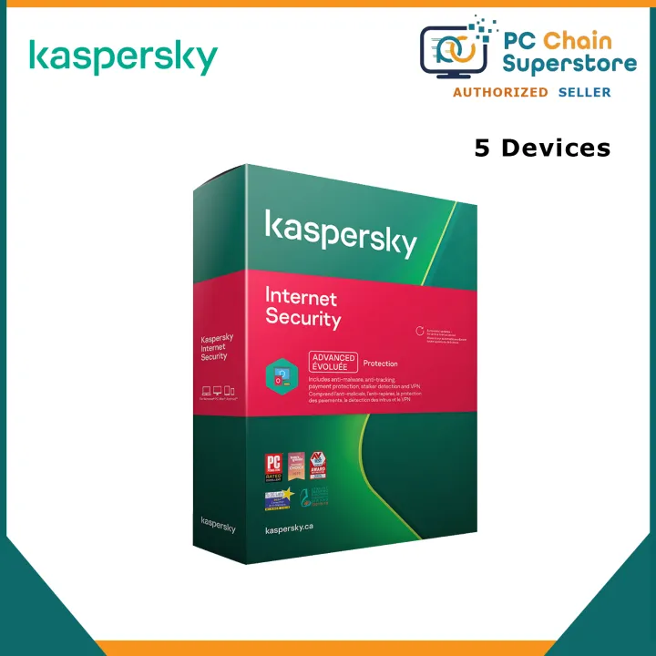 Kaspersky Internet Security 2022 5 Devices 2 years Protection Premium ...