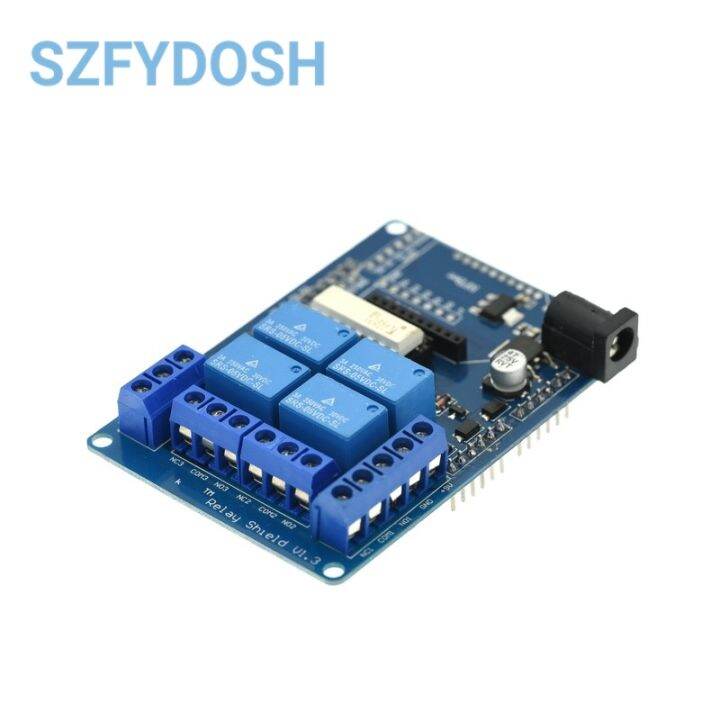 NRW 4CH 4 Channel 5V Relay Module Extension Board Shield V1.3 Compatible For Arduino Nano R3 ...