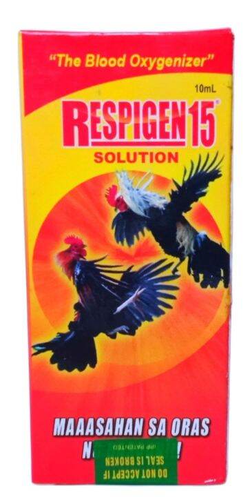 [VET SUPPORT] 1box (10ml) Respigen 15 Solution Inject. for GAMEFOWL ...