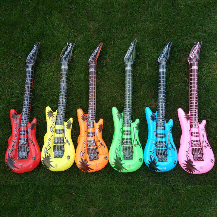 Inflatable Guitar Pvc Stage Props Children'S Inflatable Instruments ...
