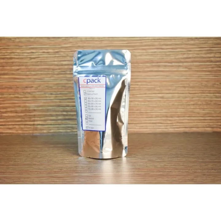 Cpack all metallized stand up pouch with packaging 80x150x50mm | Lazada PH