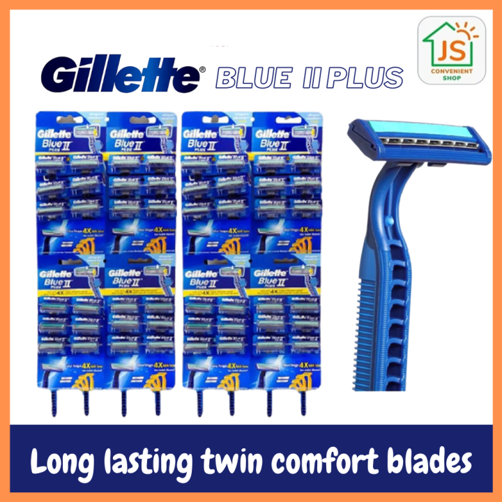 Gillette Blue II Plus / Disposable Razor / Original Gillette Shaver ...