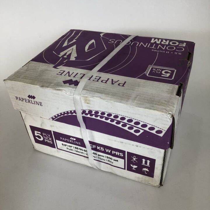 Continuous Form 5 ply PRS (bagi 2 ) 9.5" x 11" l 500 set l 2500 lembar ...