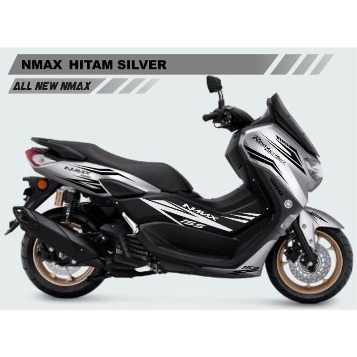 STIKER ALL NEW NMAX SILVER CUTTING STICKER | Lazada Indonesia