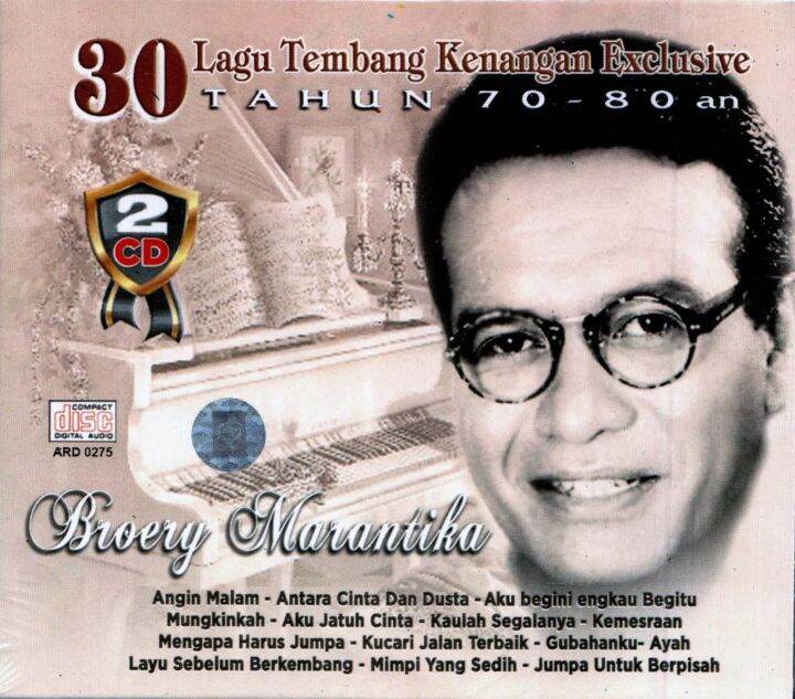 BROERY MARANTIKA 30 LAGU TEMBANG KENANGAN TAHUN 70-80AN (2CD) | Lazada Indonesia