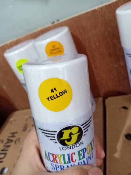 Pilok Cat Semprot Pilox RJ London 150cc - Yellow / Kuning (41) 150ml | Lazada Indonesia
