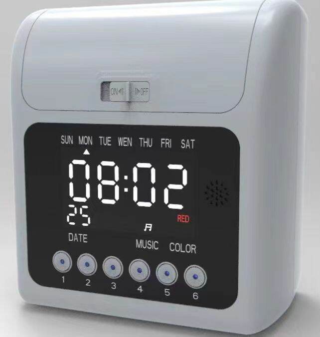 Electronic Employee Time Clock Recorder Bundy Clock Attendance Time ...