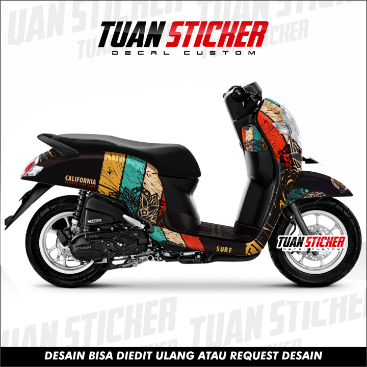 Sticker Striping Decal Scoopy New sticker scoopy full body 9 | Lazada ...