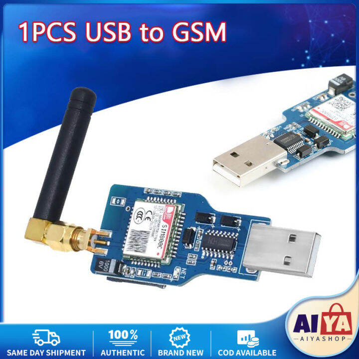 ★Same Day Shipping★ USB To GSM Module Quad-band GSM GPRS SIM800C SIM800 ...