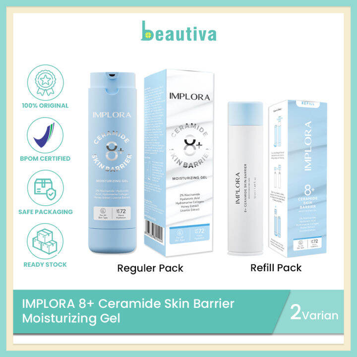 Implora 8+ Ceramide Skin Barrier Moisturizing Gel | Lazada Indonesia