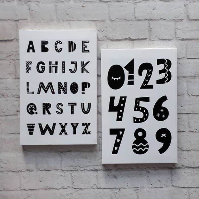 Hiasan Dinding Huruf Abjad & Angka | Lazada Indonesia