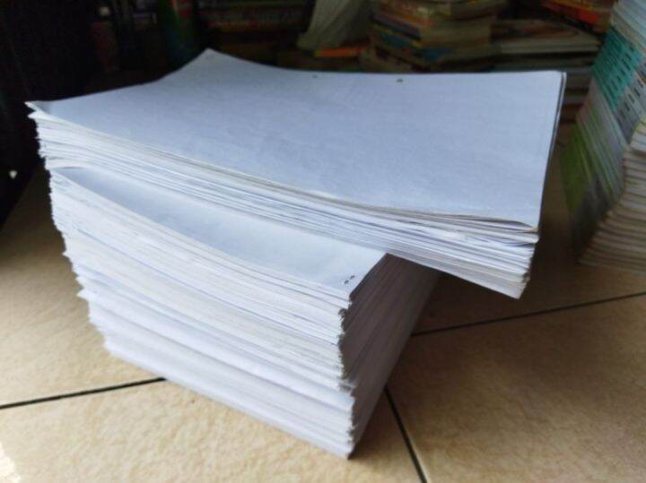 Kertas HVS Bekas Ukuran A4 / Kuarto / F4. Masih ada Staples. | Lazada ...