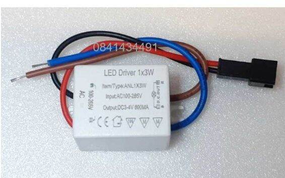 LED DRIVER ขับหลอด 3W แรงดัน 3-4V กระแส 600mA ใช้ไฟบ้าน 220V | Lazada.co.th