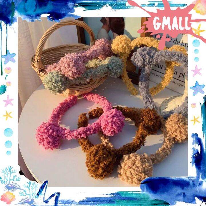 GIANTMALL R847 Bando Kartakter Telinga Beruang Bear bulu korea kekinian ...