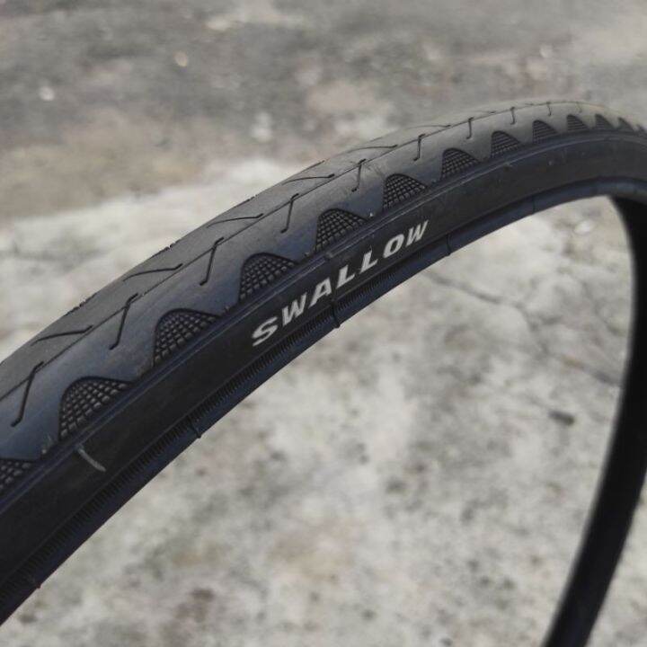 BAN LUAR SEPEDA SWALLOW DELI TIRE 700c ATAU 28 - 622 UKURAN 700x28 ATAU 700 x 28 HITAM | Lazada ...