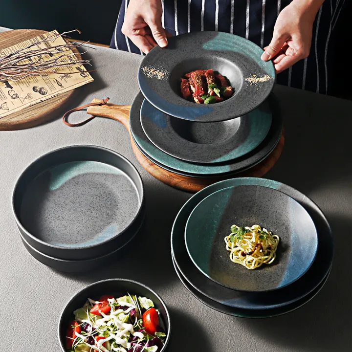 Inaso Piring Melamin Saji Piring Cafe Resto Plate Mangkok Mini Sup ...