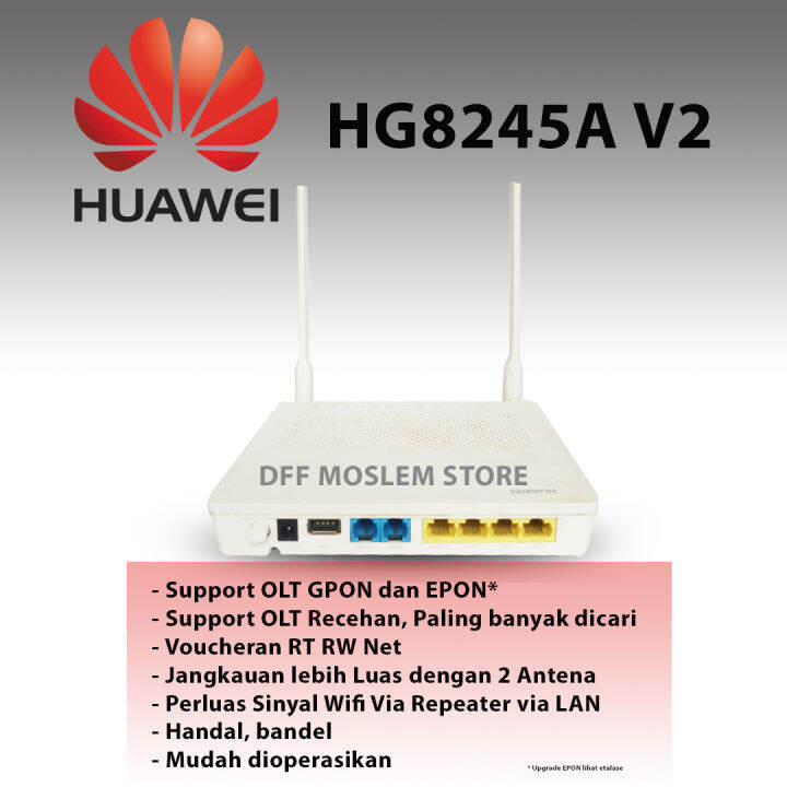 Modem Wifi Router Huawei HG8245A V2 ONT GPON EPON OLT Recehan | Lazada ...