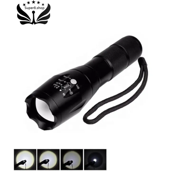 Hot sales☎₪ FRNC Ultra Bright CREE XML T6 LED 5 Mode Bright Zoom Flashlight Splashproof Torch ...