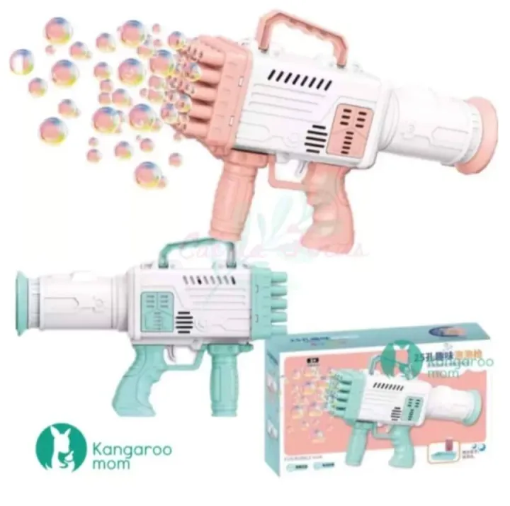 25 Hole Bubble Gun Bubble Gun Machine For Children Battery Operated ...