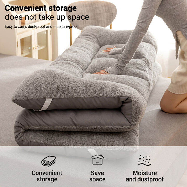 1.8m*2m foam for double bed Foldable single latex Mattress 10cm thick 2 ...