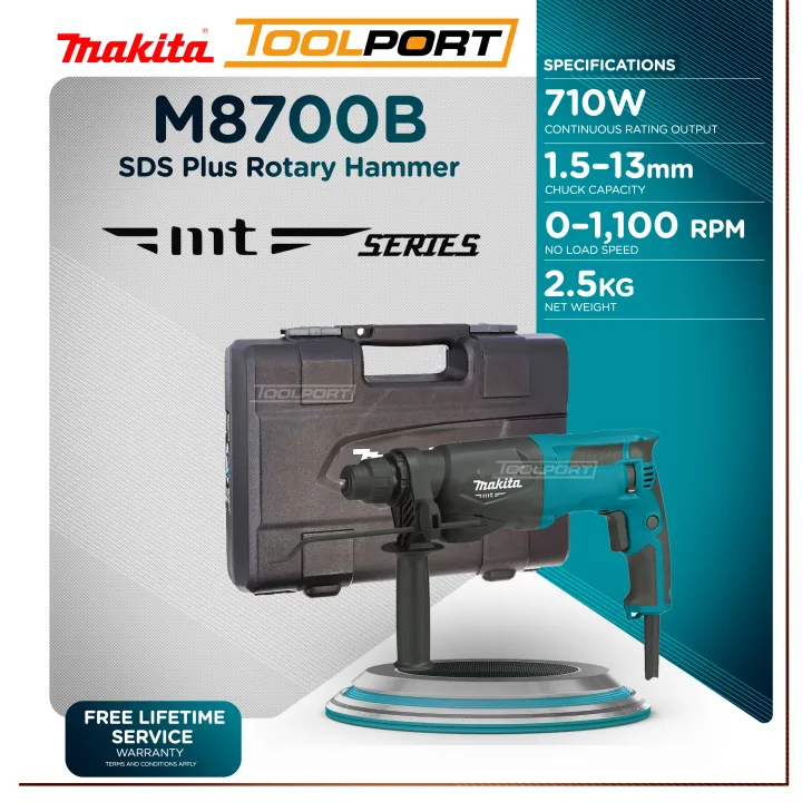 Makita M8700B Rotary Hammer SDS Plus 22mm (710W) ( Replaces M8700M ...