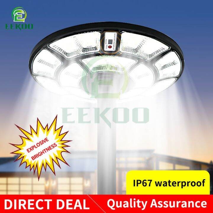 EEKOO ไฟโซล่าเซลล์ 5000w ไฟUFO ไฟโซล่าเซลถนน Solar Street Light ไฟถนนเซลล์สุริยะ ไฟพลังงานแสง ...
