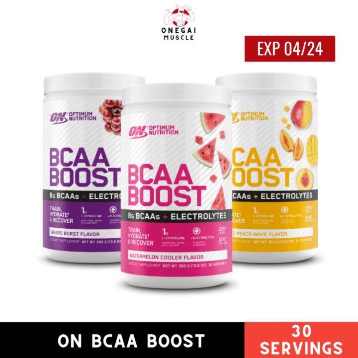 พร้อมส่ง Optimum Nutrition BCAA Boost - 30 Serving | Lazada.co.th