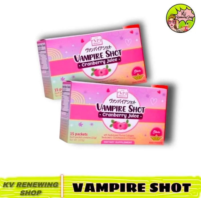 PSPH VAMPIRE SHOTS CRANBERRY JUICE PROMO | Lazada PH