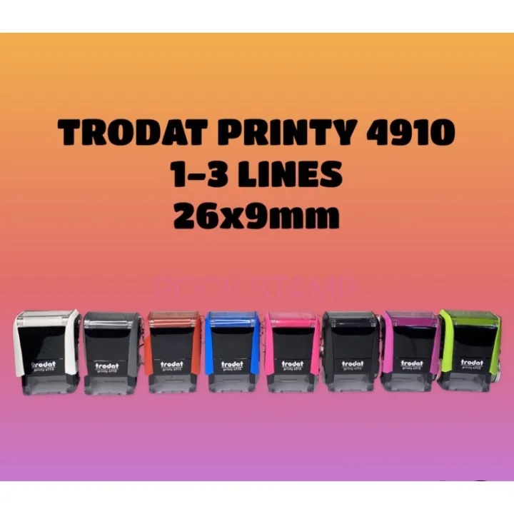Limited-time offers TRODAT 4910 Personalized Self Inking Stamp | Lazada PH