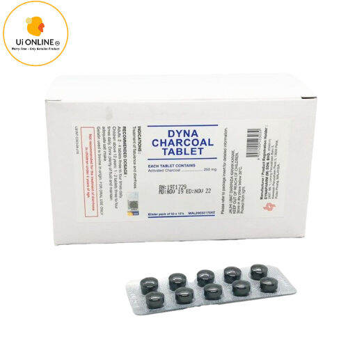 DYNA CHARCOAL TABLET 10's X 50 | Lazada
