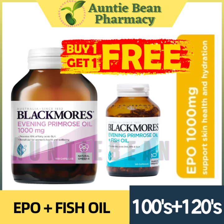 Blackmores Evening Primrose Oil 100 capsules FOC [ Evening Primrose Oil ...