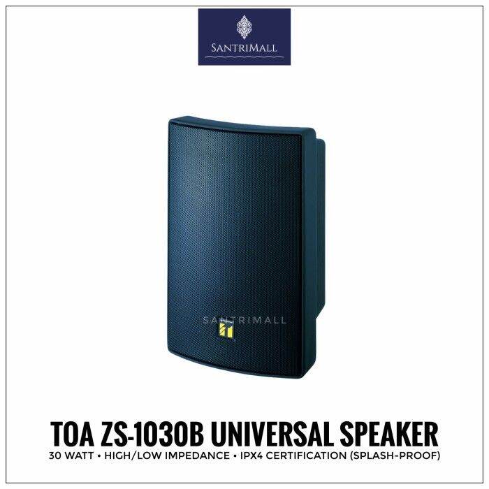 TOA ZS-1030B Indoor Wall Sound Speaker Dinding Dalam Ruangan | Lazada ...