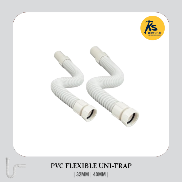 PVC Flexible Uni-Trap For Washroom Basin ( 32MM ) ; Kitchen Sink ( 40MM ...