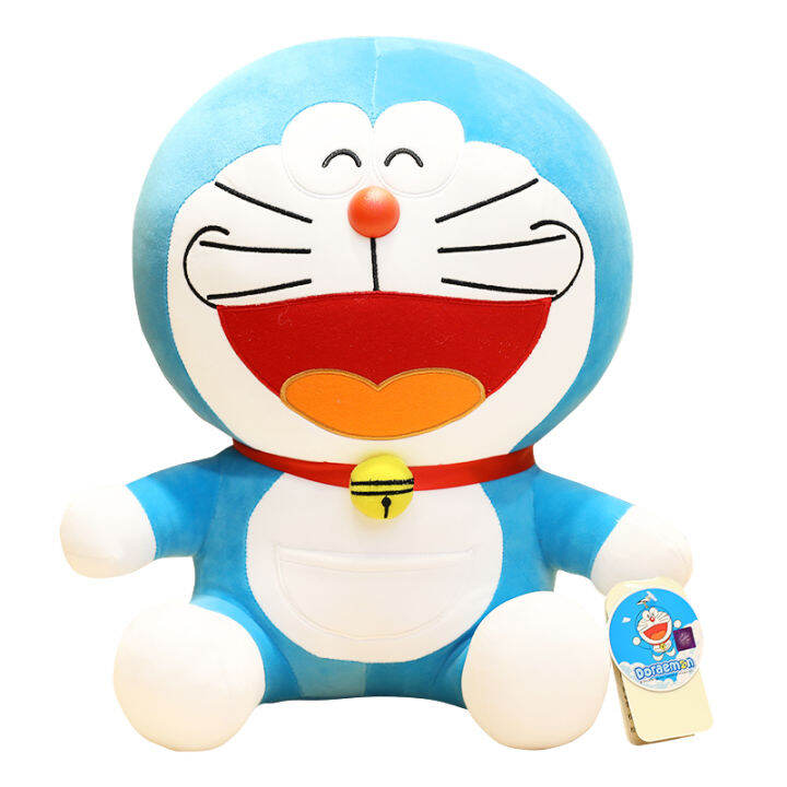 Genuine Doraemon Doll Ding-Ding Cat plush toy Blue Fat Doll Doll ...