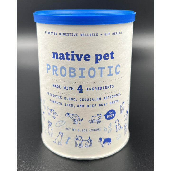 Native Pet Probiotic for Dogs Provides Complete Gut Health & Supports ...