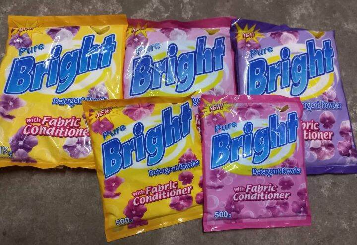 Pure Bright Detergent Powder and Maxglow Detergent Powder with fabric ...