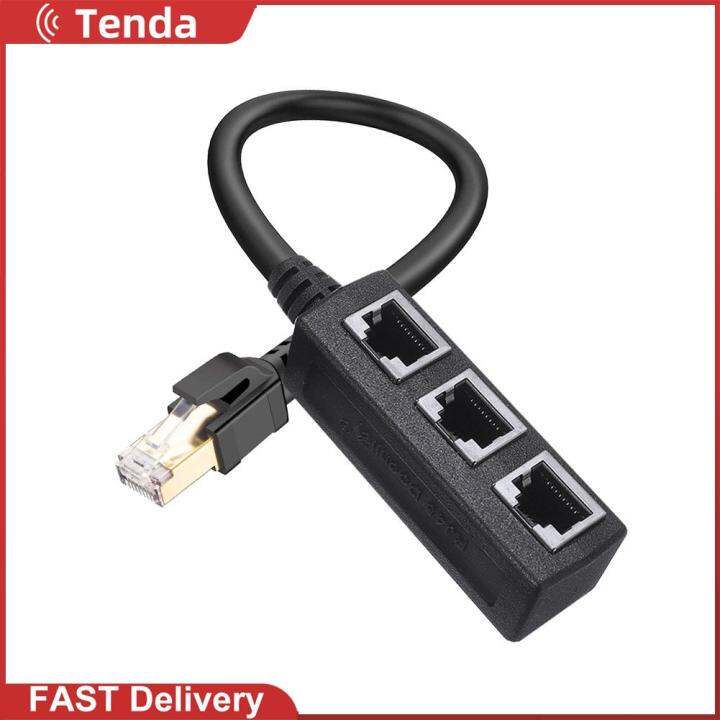Kabel Ethernet Profesional Konektor Adaptor 1 Sampai 3 Port Extender ...